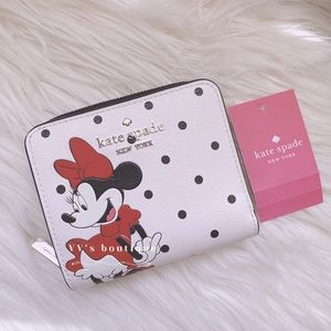 kate spade | Bags | Nwt Disney X Kate Spade New York Minnie Mouse Zip ...